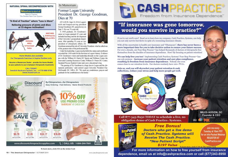 Former Logan University President Dr. George Goodman, Dies at 70 | The ...